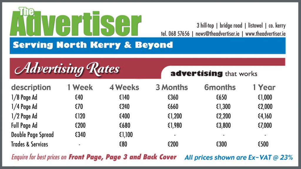 Ad Rates - The Advertiser