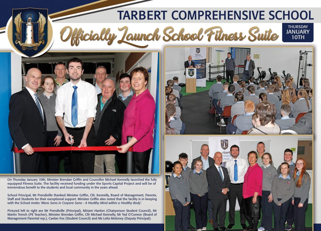 Tarbert Comprehensive Officially Launch School Fitness Suite - The ...